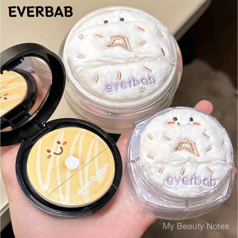 EVERBAB Powder Puff Flocking Powder Puff Long Plush Short Plush Powder ...