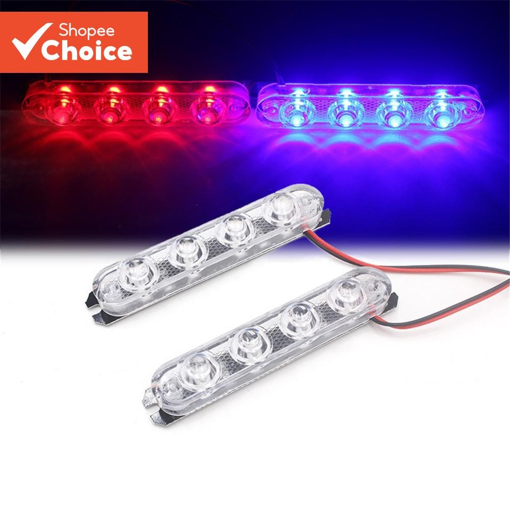 Car and Motorcycle Strobe Light 12V Electric Vehicle Led Warning Light ...