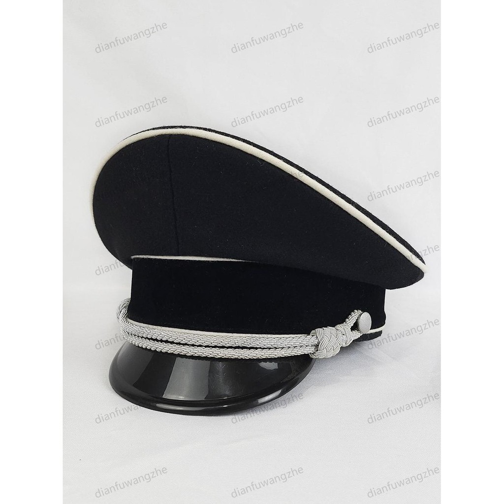 Elite M32 Black Woolen Big Brim Hat Uniform Hat White Floss Dental ...