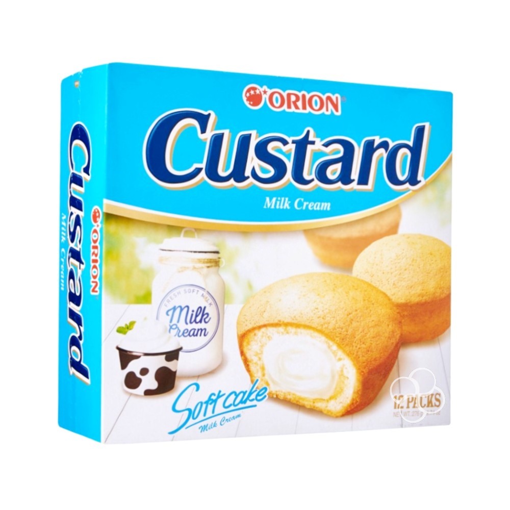 Orion Milk Cream Custard 12s 276g | Shopee Philippines