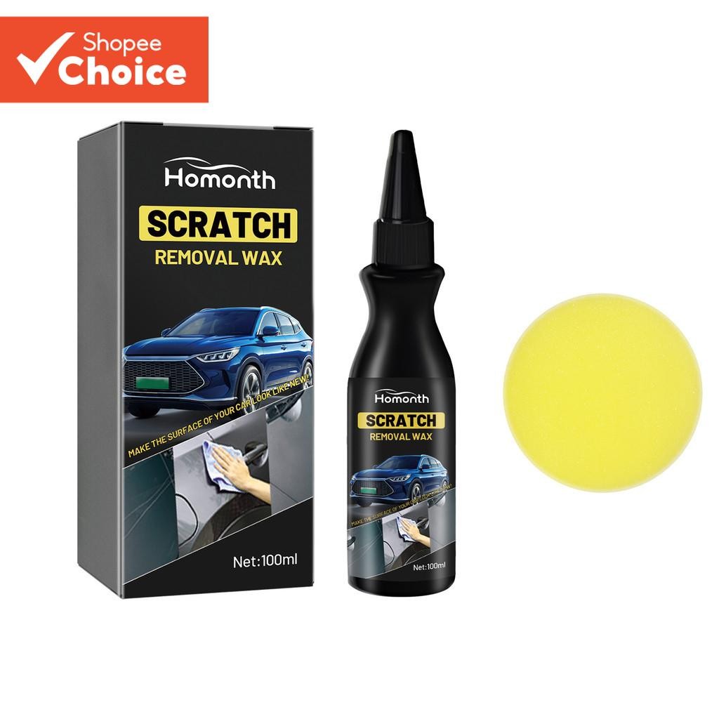 Homonth Car Scratch Cream Set for Paint Care Cleaning Renovation Anti-Scratch Repair | Shopee ...