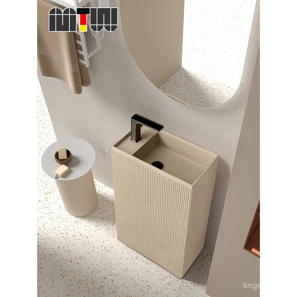 Designer Original Cream Style Pedestal Wash Basin Balcony Bathroom ...