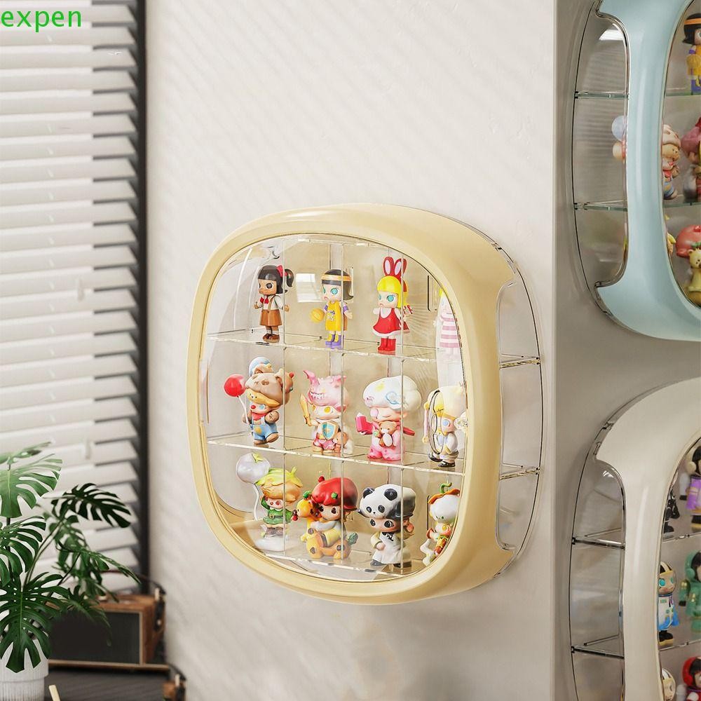 EXPEN Action Figure Storage Box, Plastic Transparent Doll Acrylic ...
