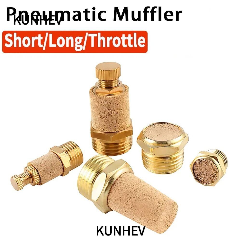 KUNHEV 1Pcs Pneumatic Silencer, Noise Filter Reducer BSL M5 1/8" 1/4" 3 ...