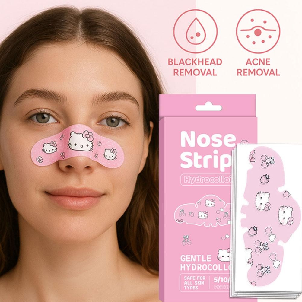 Cartoon HelloKitty Blackhead Remover Nose Patch Peel-off Mask For Nose ...
