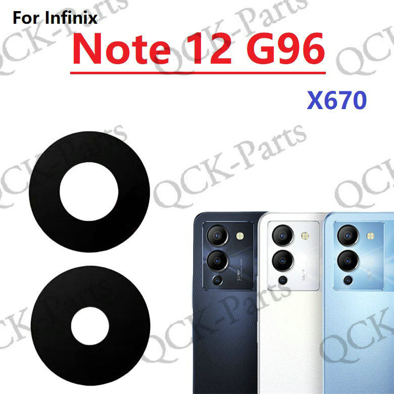 Rear Back Camera Glass Lens For Infinix Note 12 Pro 4G X676B G96 X670 ...