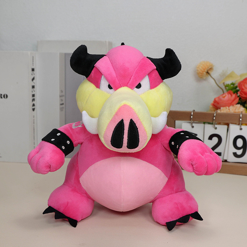 Super Mario New Style Wild Boar Cooper Plush Doll Wild Boar Fire Dragon ...