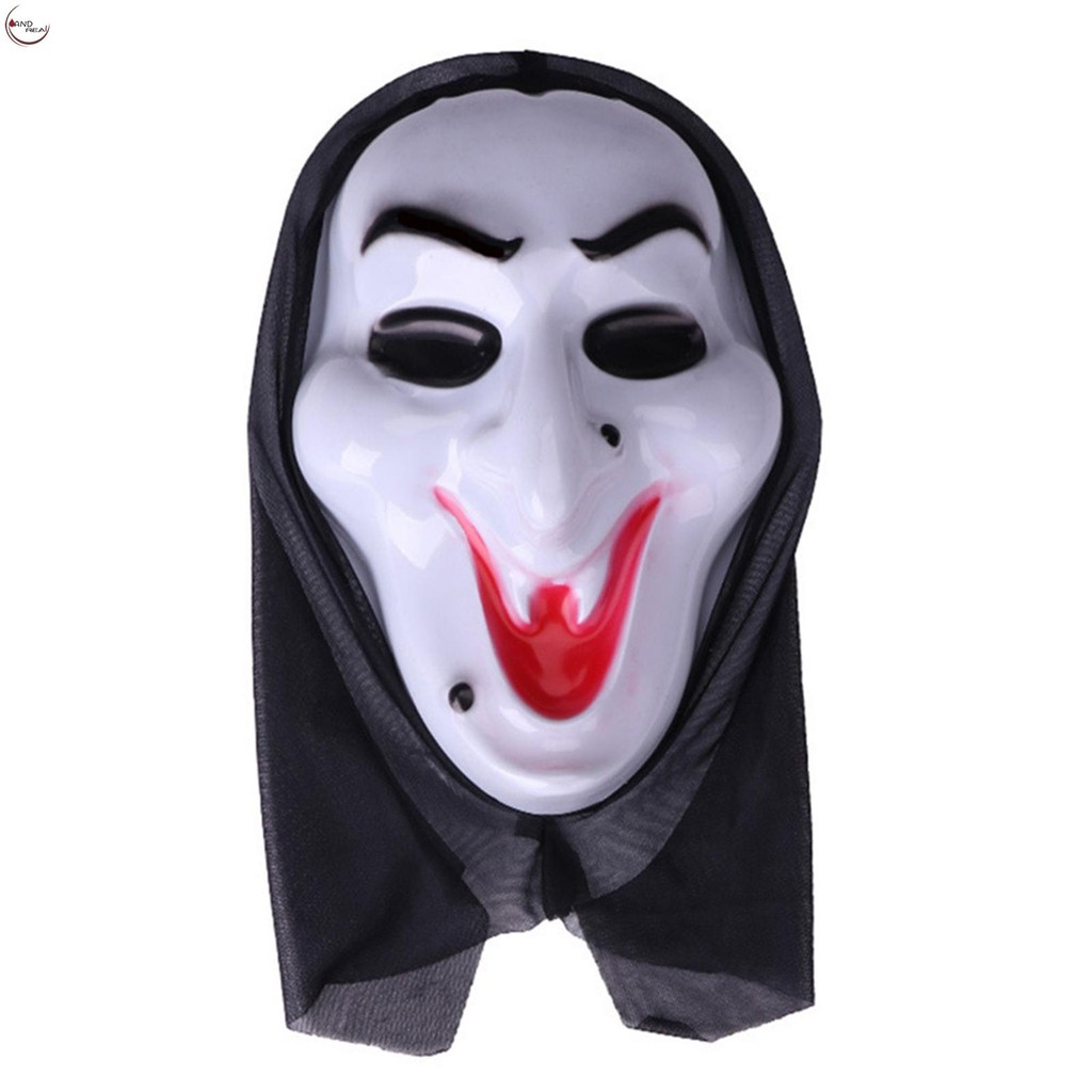 Adult Scream Ghost Face Mask Thick Scary Skeleton Ghost Death Halloween ...