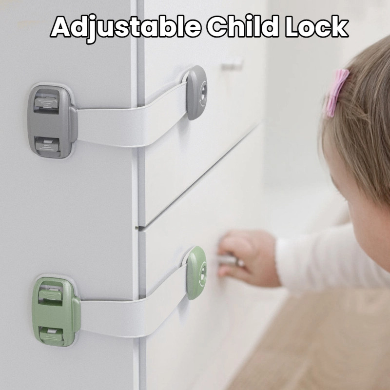 QiQi Adjustable Child Lock for Refrigerator Baby Safety Lock Fridge ...