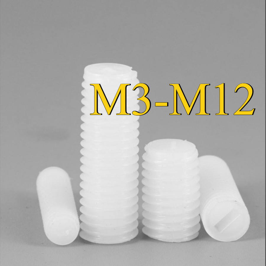 Flat Nylon Tightening Screw Fixing Screw M3/M4/M5/M6/M8/M10/M12 (WJX-YL ...