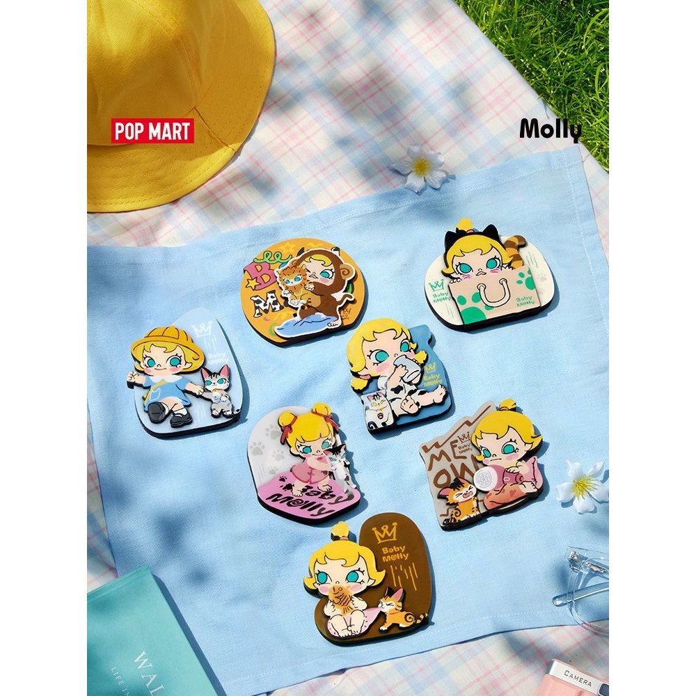 P POPMART Baby Molly Baby Molly Baby Molly Series-Refrigerator Sticker ...