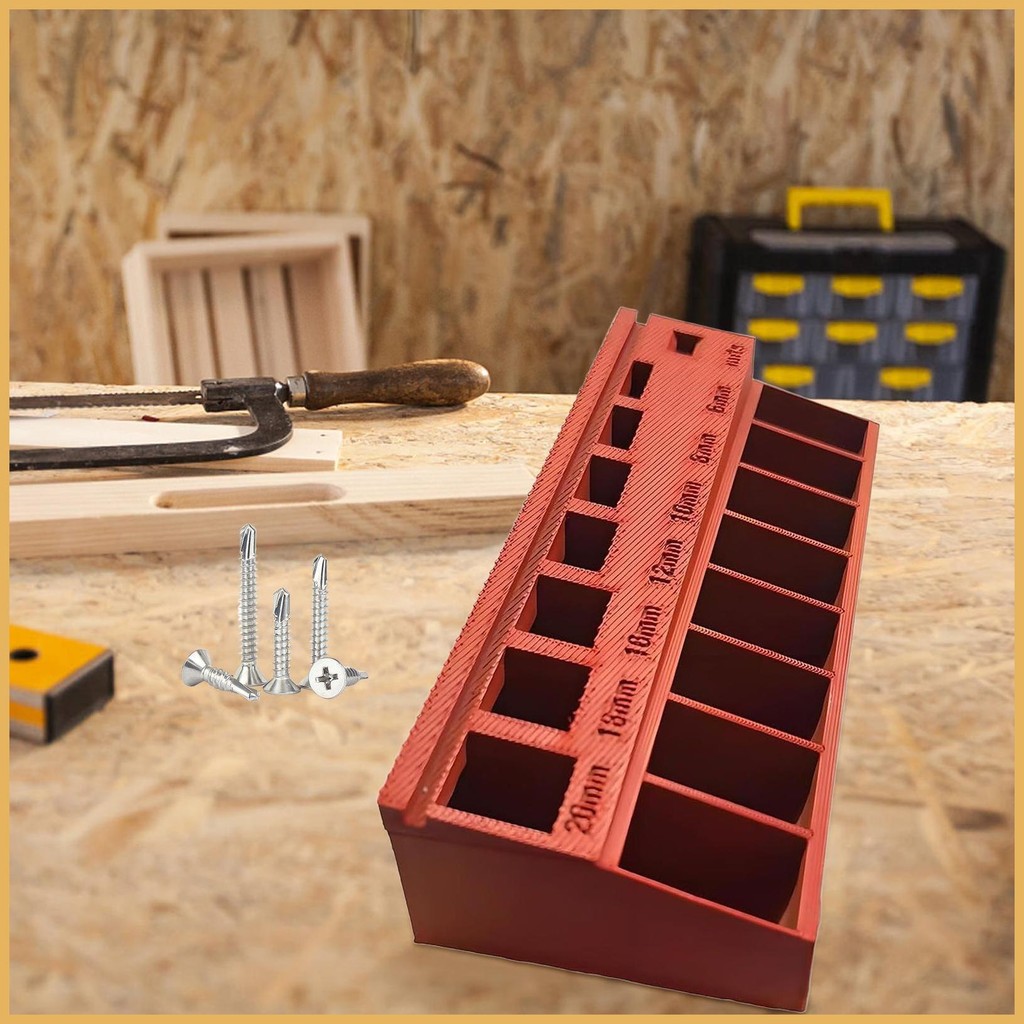 Screw Sorter Storage Bin Bolt Sorter Precise 3D Printing Portable ...