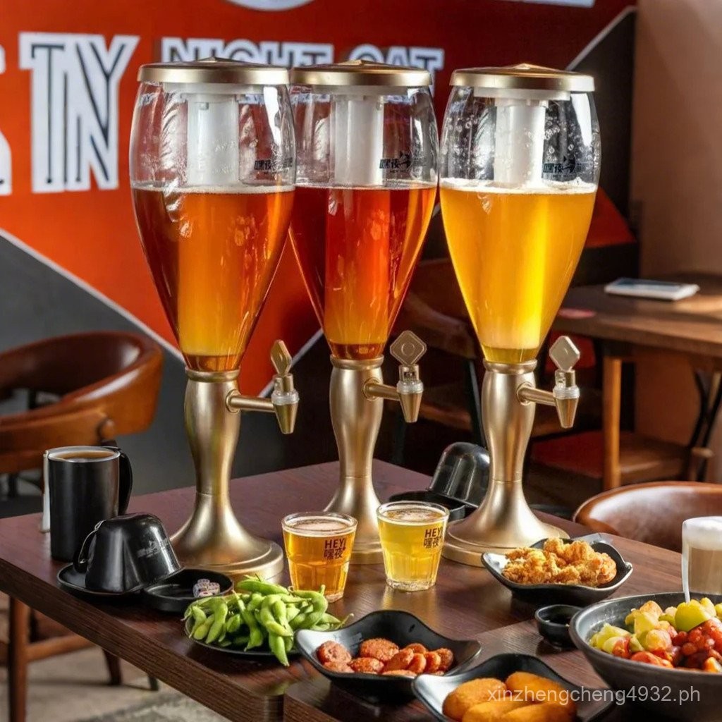 Dual-Head Beer Keg Tap Commercial Beer Machine Draft Keg Beer Tower ...