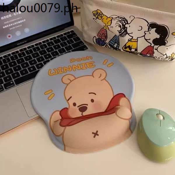 Ins Style Cute Cartoon Big Belly Bear Mouse Pad Office Desktop Mouse ...