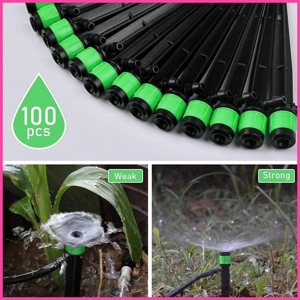 Drip Irrigation System 50 Pieces Irrigation Drip Emitters Detachable ...