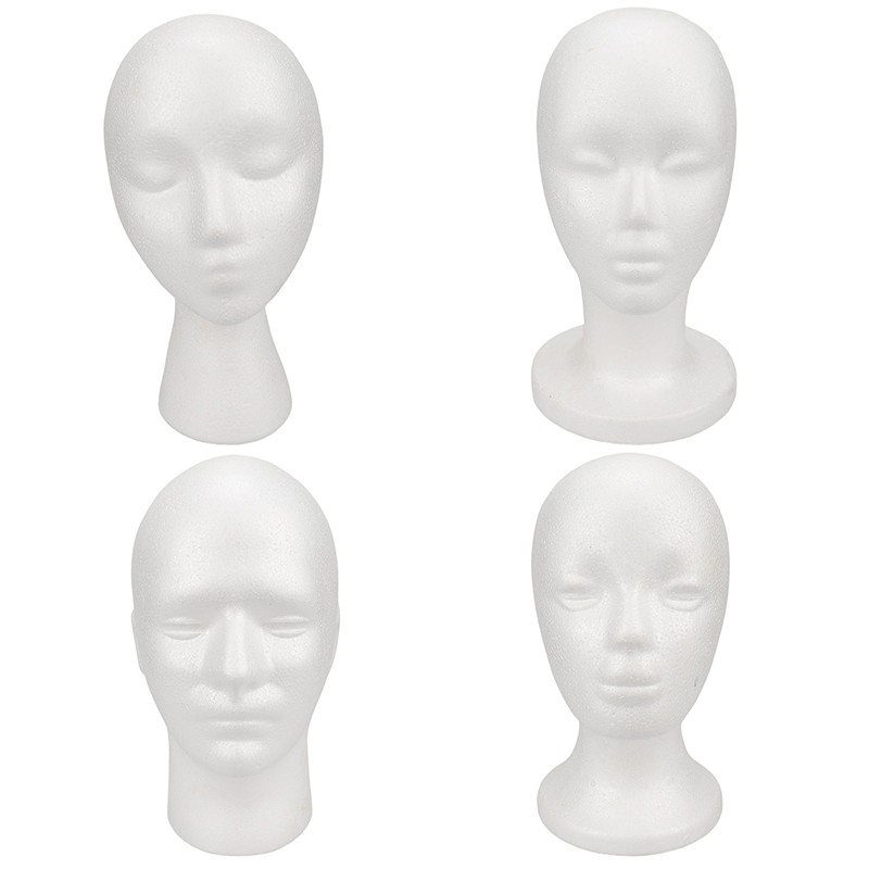 filly 1PCS Foam Wig Head Model Mannequin Dummy Wig Glasses Hat Display ...