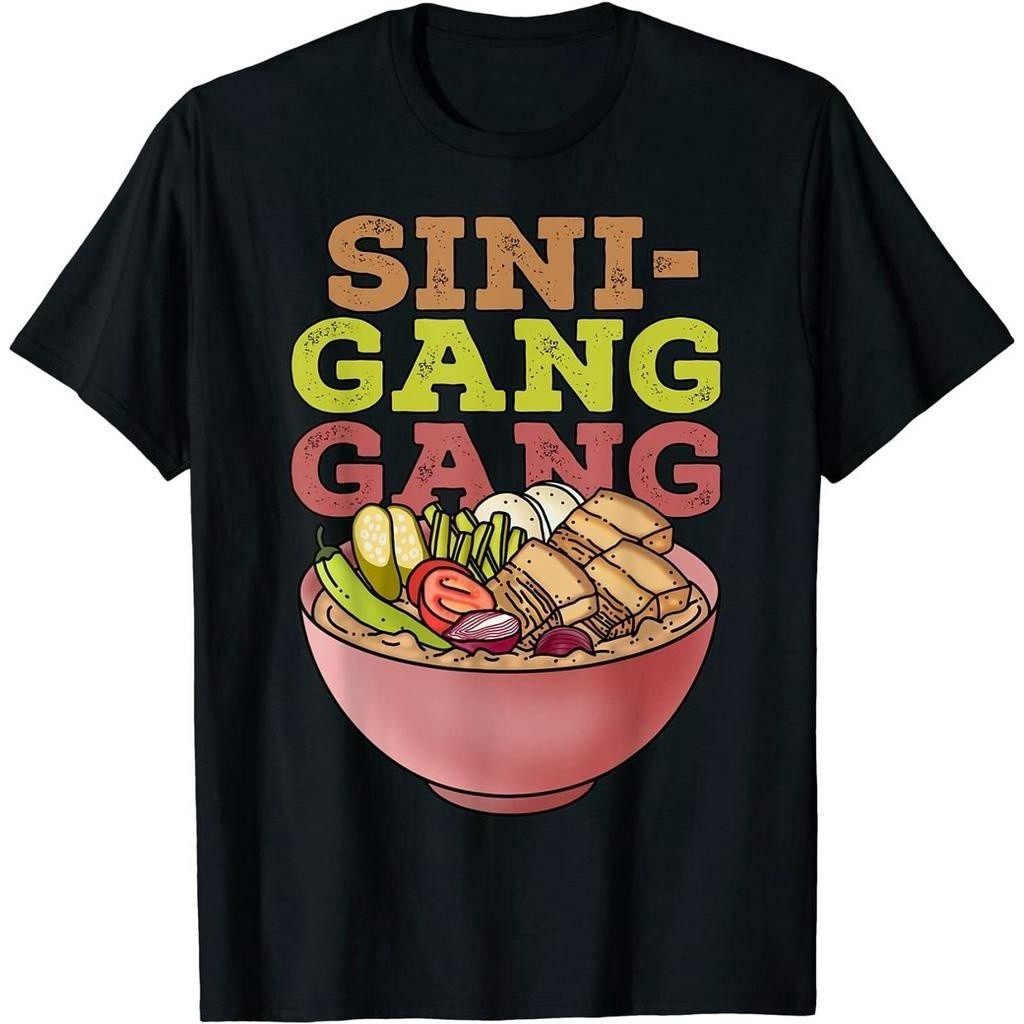 Fun Filipino Shirt Pinoy Filipinos, Sinigang Gang T-shirt Short Sleeve ...