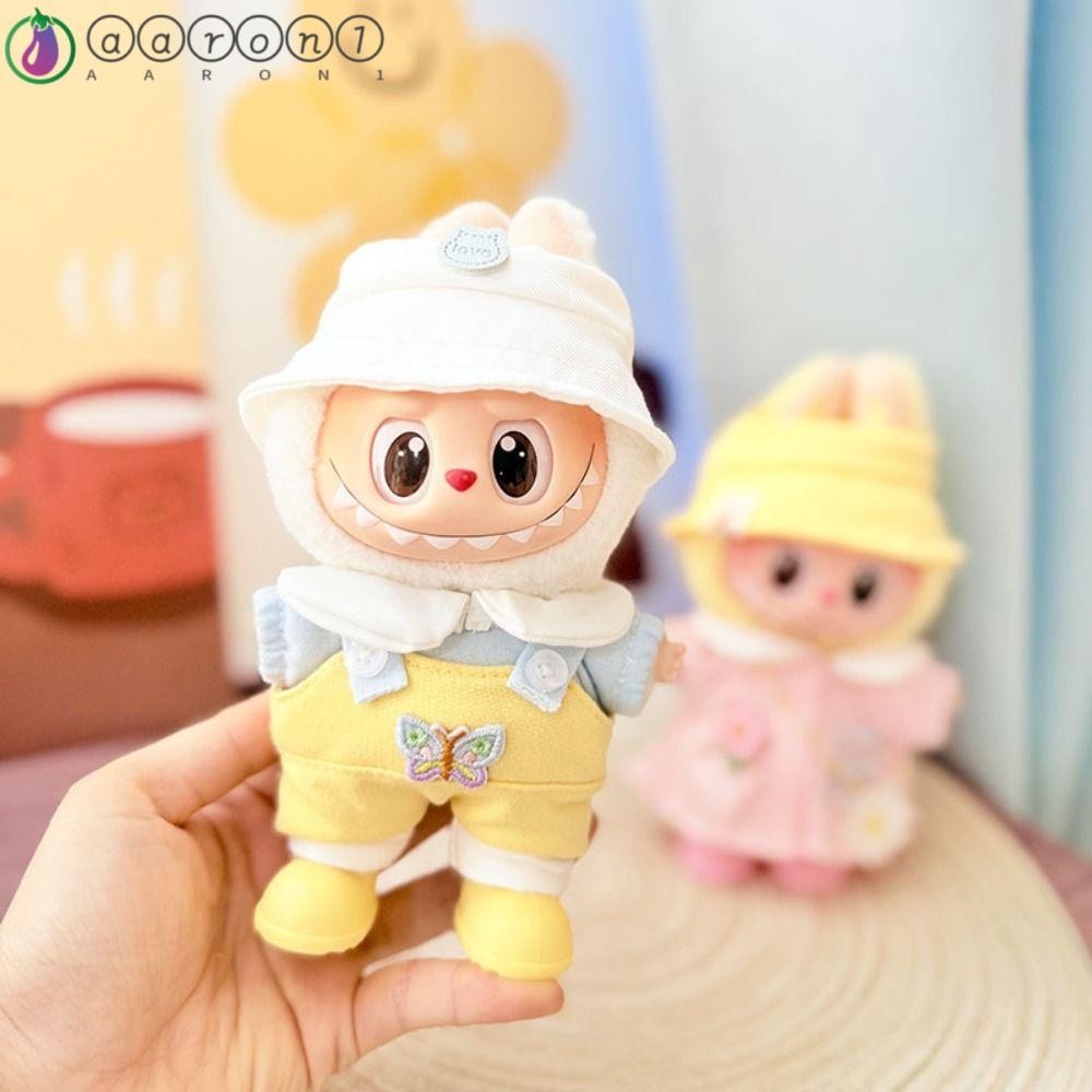 AARONB Labubu Doll's Cloth Set, Spring Flower Butterfly Sitting Labubu ...