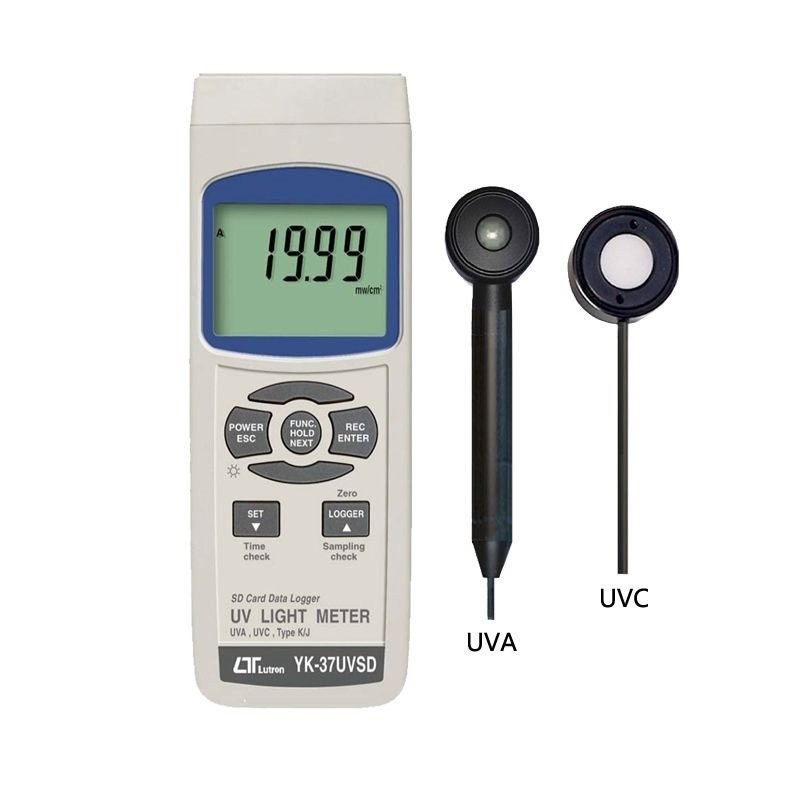 Light Intensity Irradiance Meter UV UVCUVA Tester1.99919.99YK-37UVSD ...