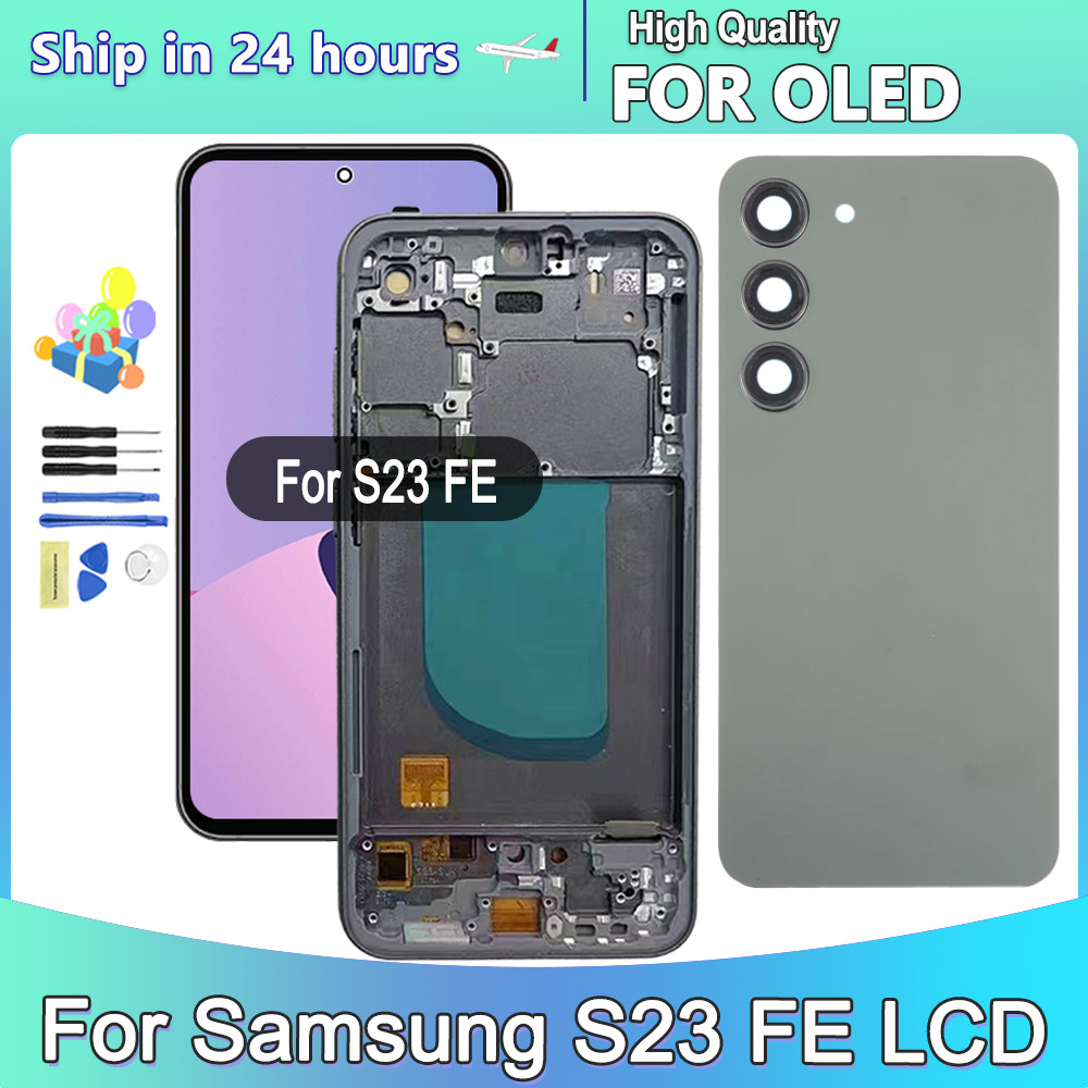 OLED Quality For Samsung S23 FE 5G S711B S711B/DS S711U S711W S7110 LCD ...