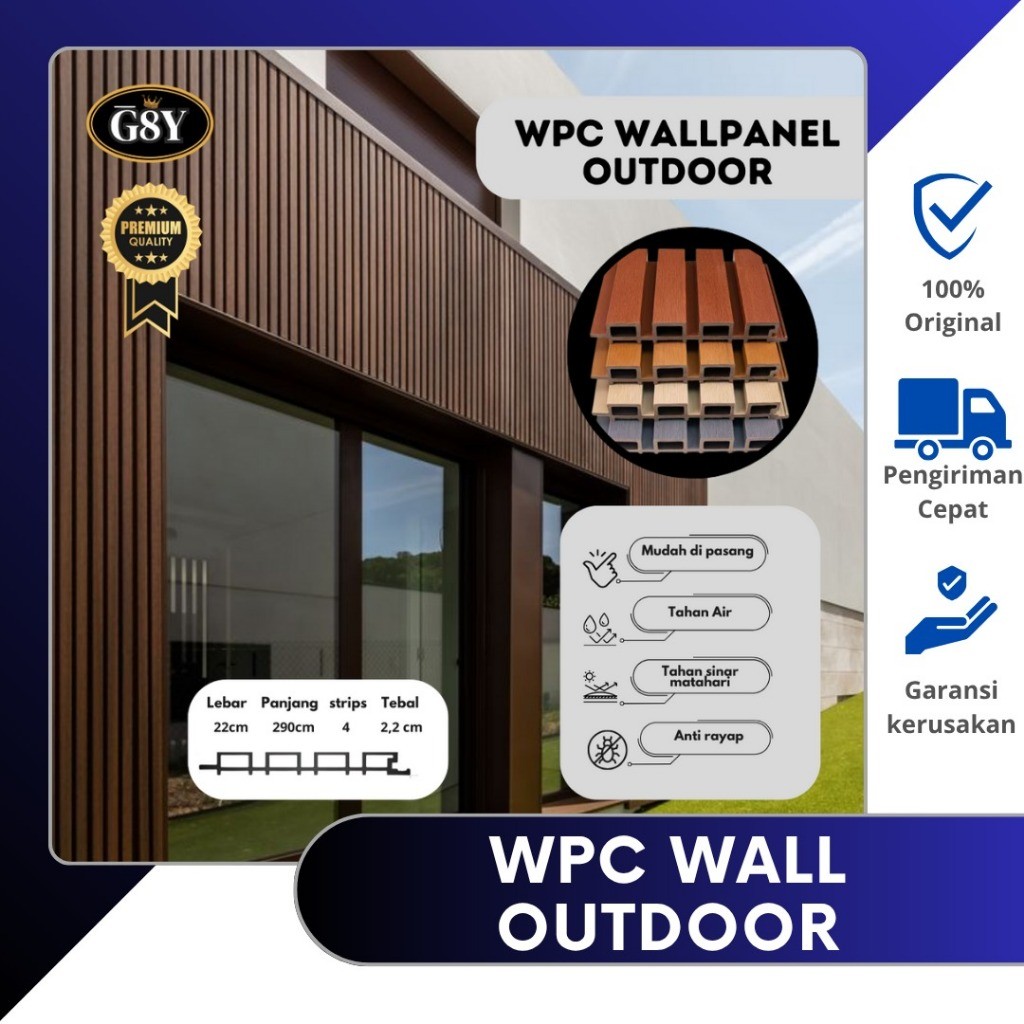 WPC Outdoor Wood Panel Lattice WallPanel Outdoor Wall / Fence / Wall ...
