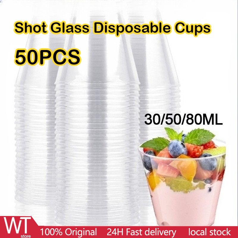 Plastic Shot Glass Cups Disposable Cups Plastic Cake CupsPlastic Shot ...