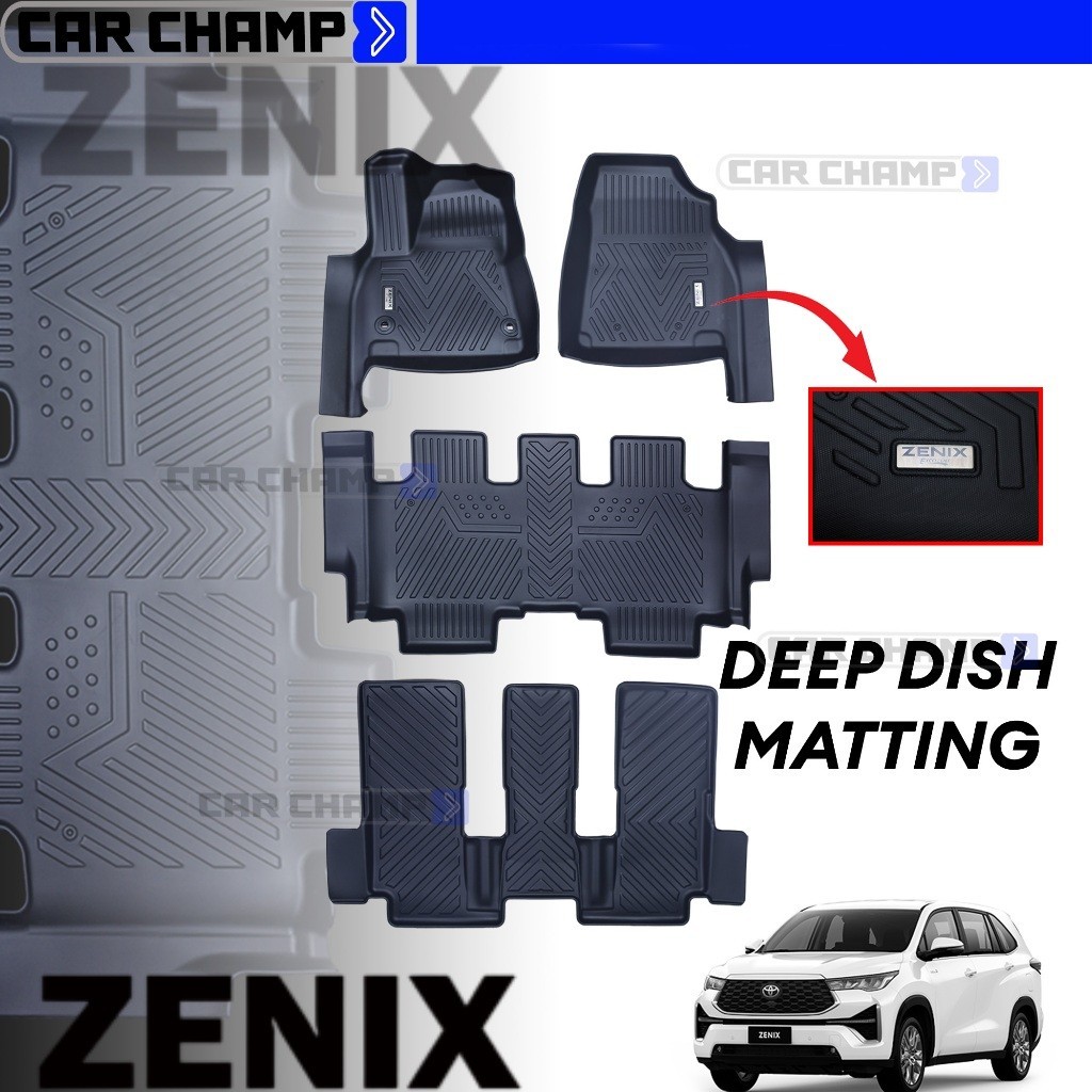 Toyota Zenix 2023 to 2025 5D EXCELLENT Deep Dish Matting PREMIUM ...