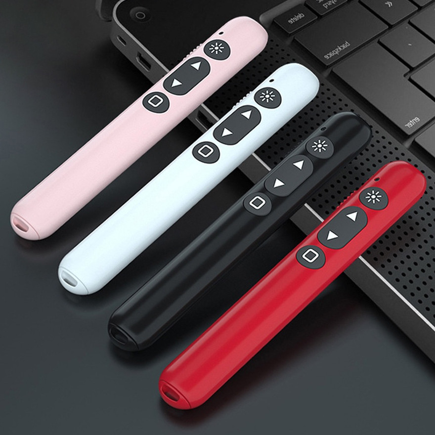 2.4GHz Wireless Rechargeable Presentation Pointer Clicker for ...