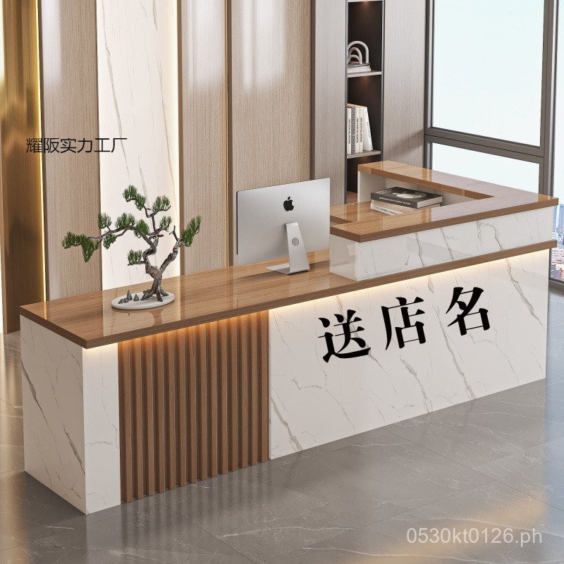 Front Desk Reception Desk Front Desk Table Beauty Salon Lacquered ...