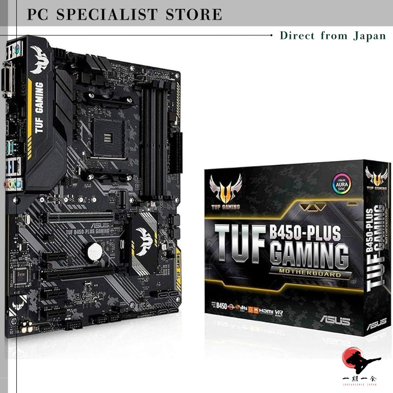 ASUS AMD B450 Compatible AM4 Motherboard TUF B450-PLUS GAMING [ATX ...