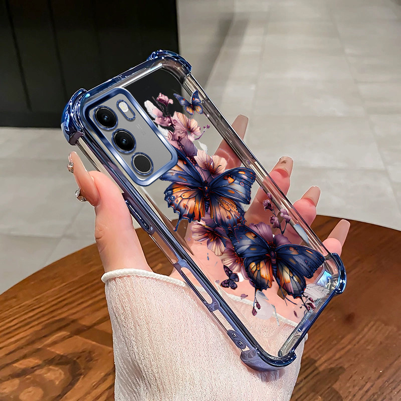 Case For Vivo V29 Pro Phone Case 2025 New Colorful Butterfly shockproof ...