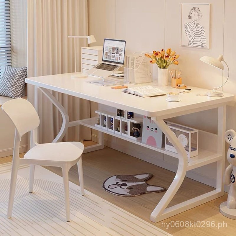 Desk Office Bedroom Rectangular Simple Desk Student Study Desk Desktop ...