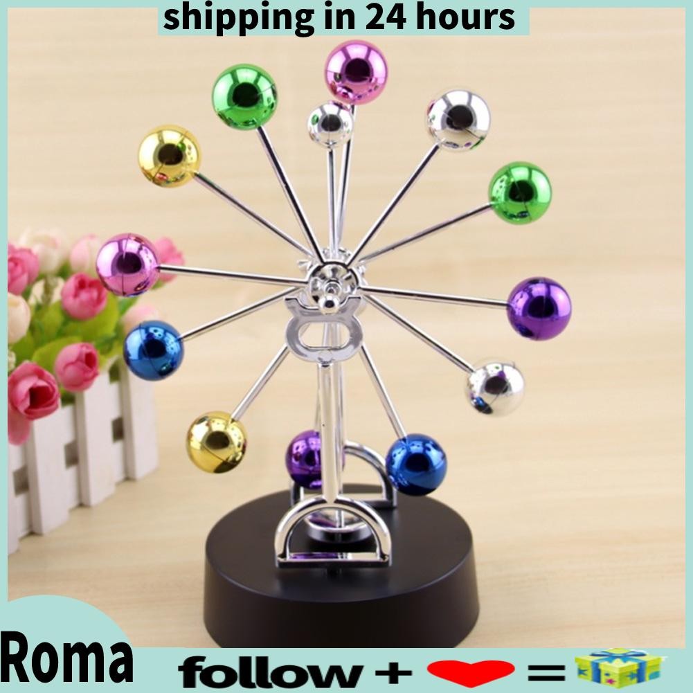 Romanticshop Strnek Perpetual Motion Art Universe Electronic Desk Toy ...