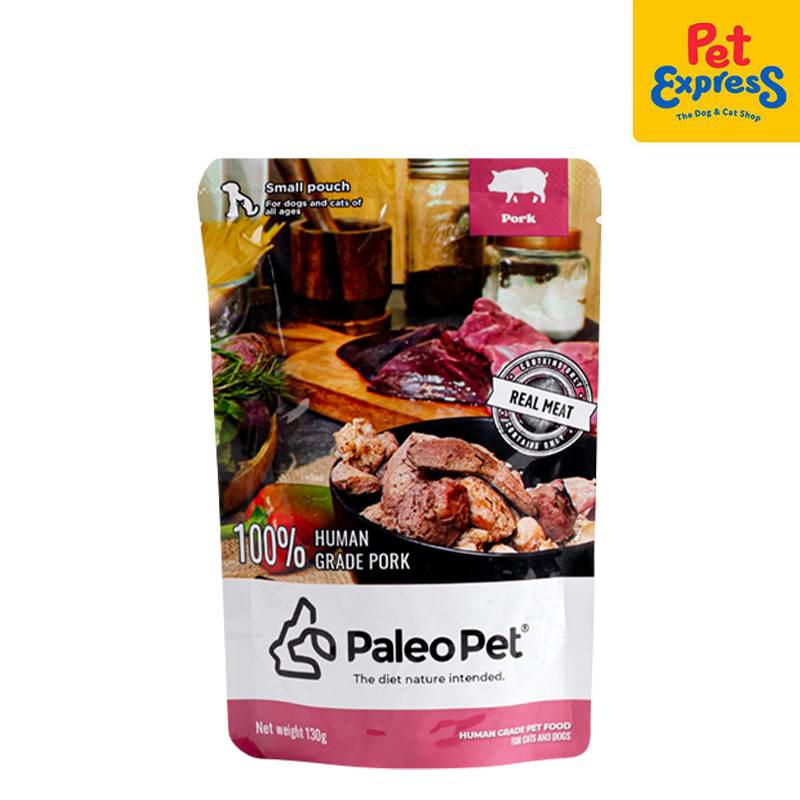 Paleo Pet Pork Wet Dog Food 130g (6 pouches) | Shopee Philippines