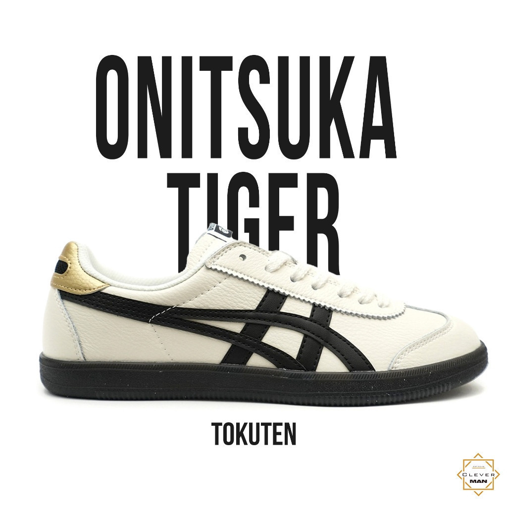 Onit.suka Tiger Tokuten Sneakers Cream Yellow Heel Clever Man Store ...