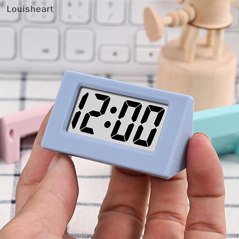 LHPH Mini Car Dashboard Digital Clock Portable Cute Electronic Digital ...
