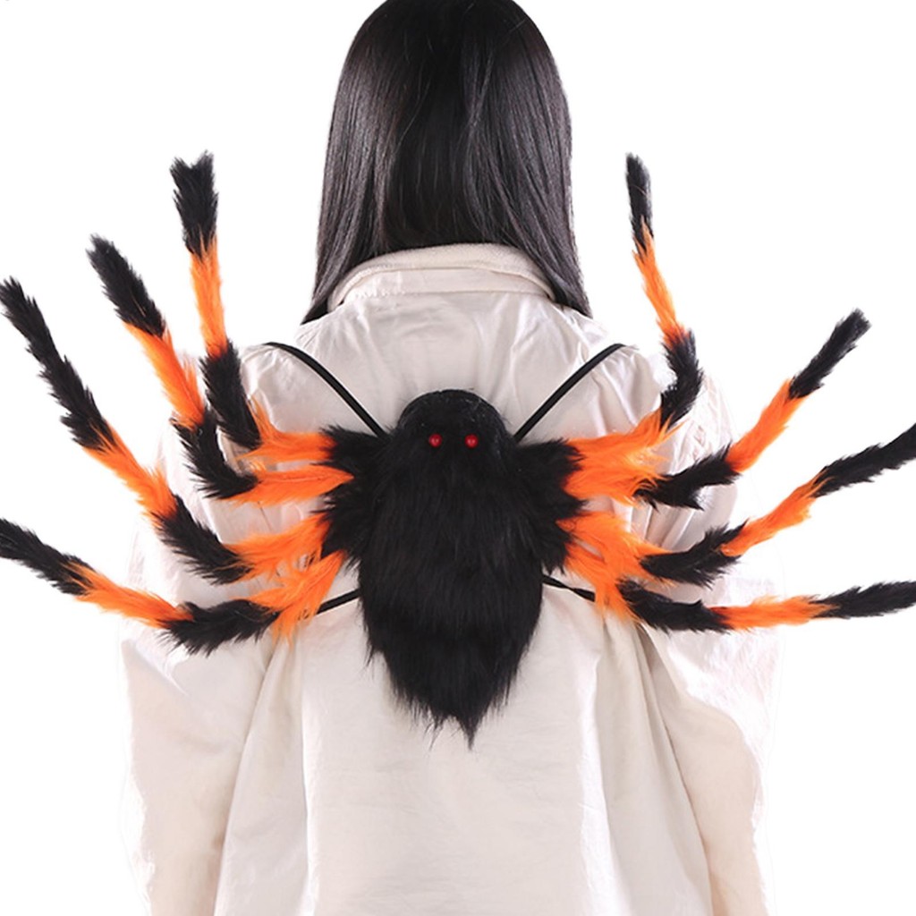 Giant Spider Costume for Halloween Realistic Spider Decor Plush ...