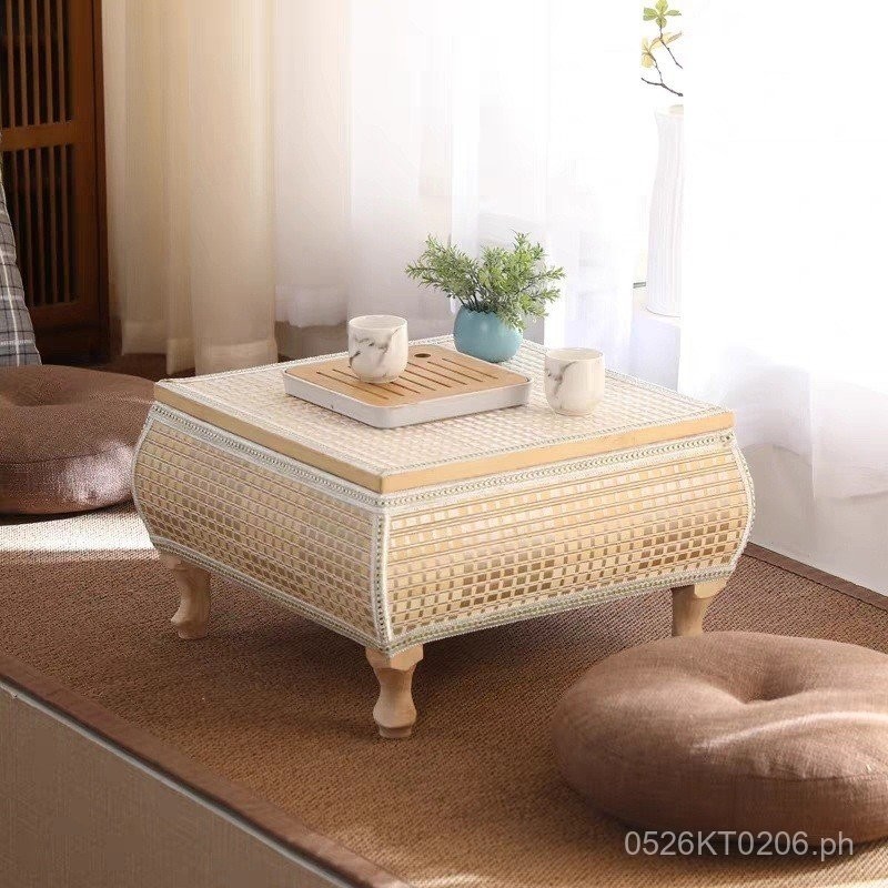 Balcony Window Small Table Bay Window Solid Wood Coffee Table Japanese ...