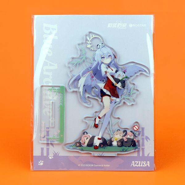 Shirasu Azusa Bamboo Friends Ver. Character Acrylic Stand - Blue ...
