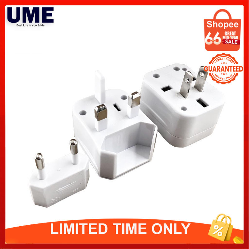 Universal All in One Travel Adaptor Kit AC Wall Power Plug Converter ...