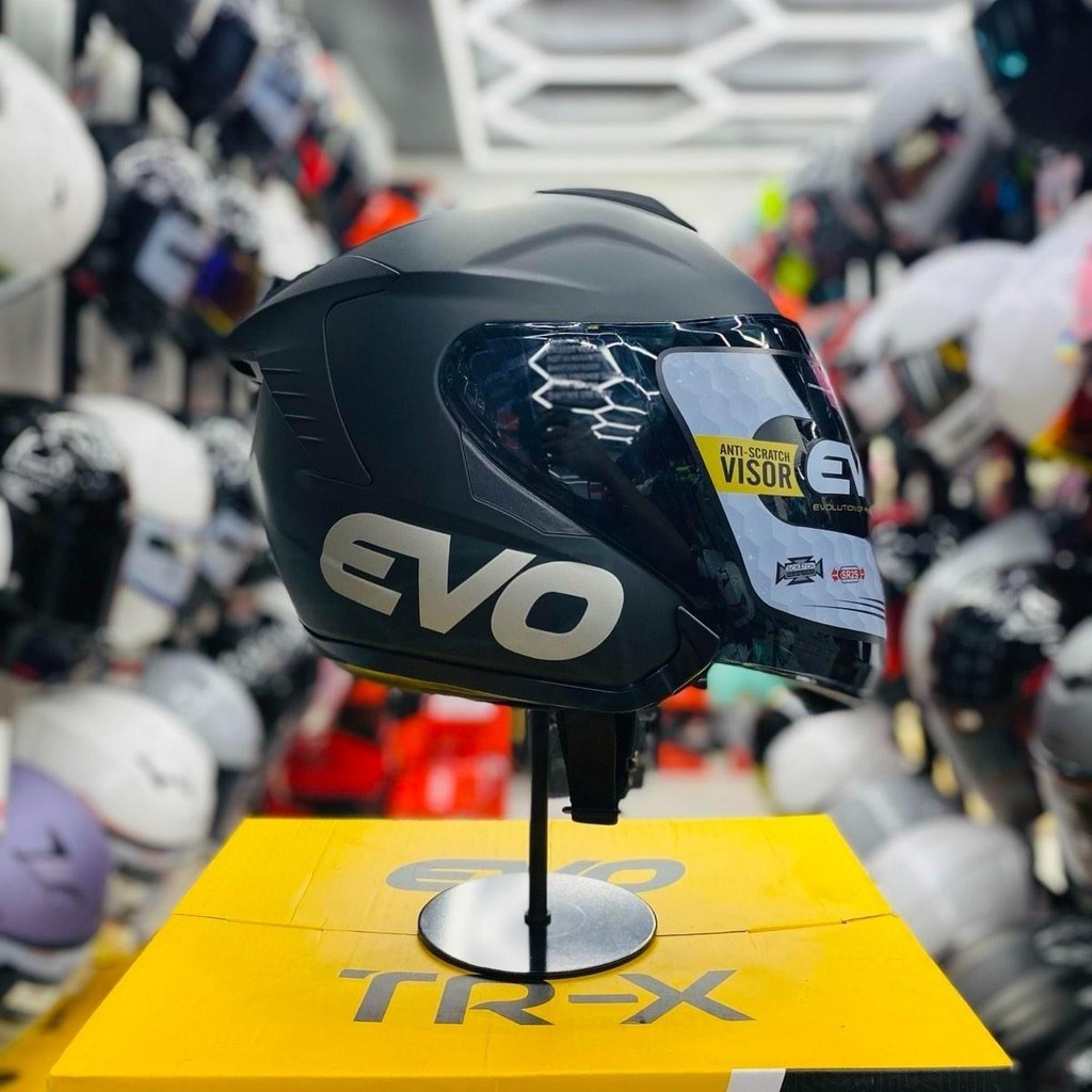 EVO RX5 HALF FACE DUAL VISOR MOTORCYCLE HELMET | Shopee Philippines