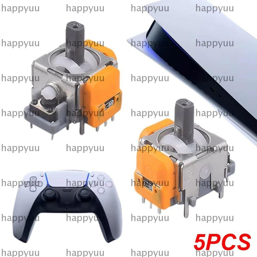 HAPPYUU 5PCS Hall Effect Joystick Module, Analog Sensor Accessories Controller ThumbStick, for ...