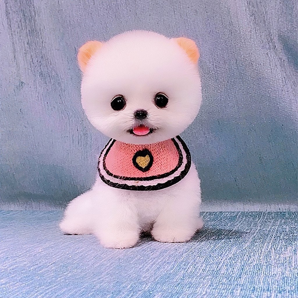 Purebred Pomeranian Puppy Live Small Dog Not Growing Up Miniature ...
