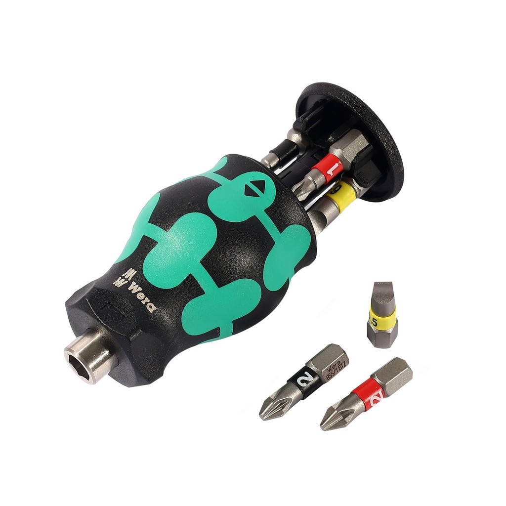 WERA Short Handle Screwdriver Kraftform Kompakt Stubby magazine 2 Code ...