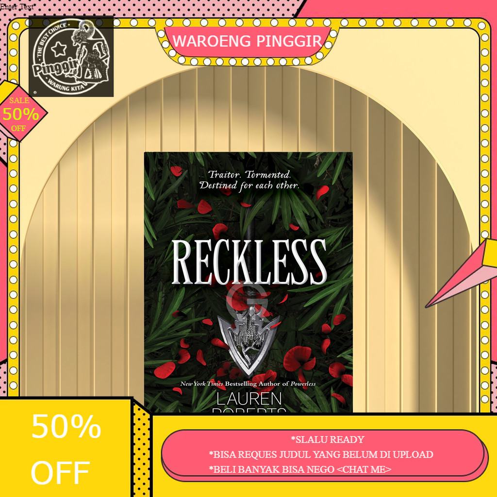 Book Reckless Book (The Powerless Trilogy, 2) by Lauren Roberts ...