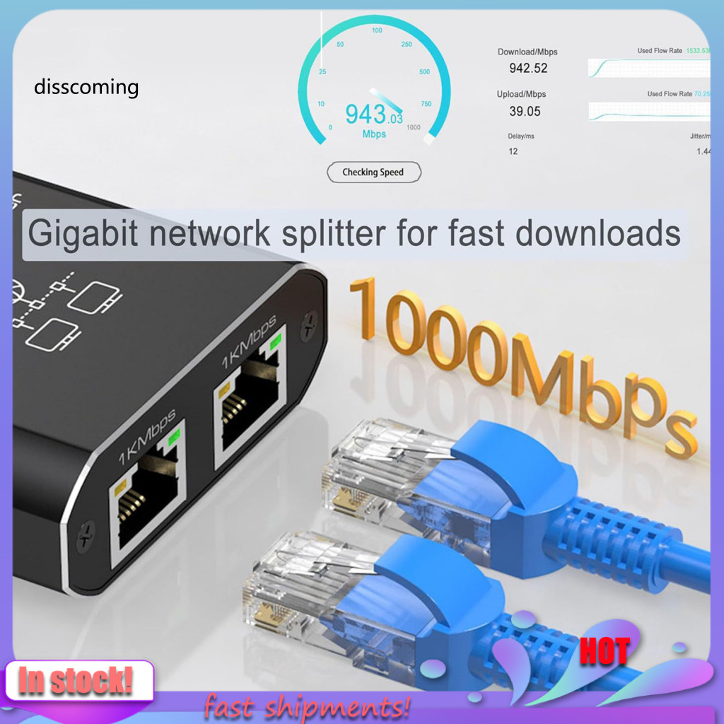 DIS_ Internet Splitter High Speed Ethernet Splitter 1000mbps Usb ...