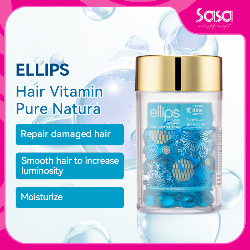 Ellips Hair Vitamin Pure Natura 1ml x 50 capsules | Shopee Philippines