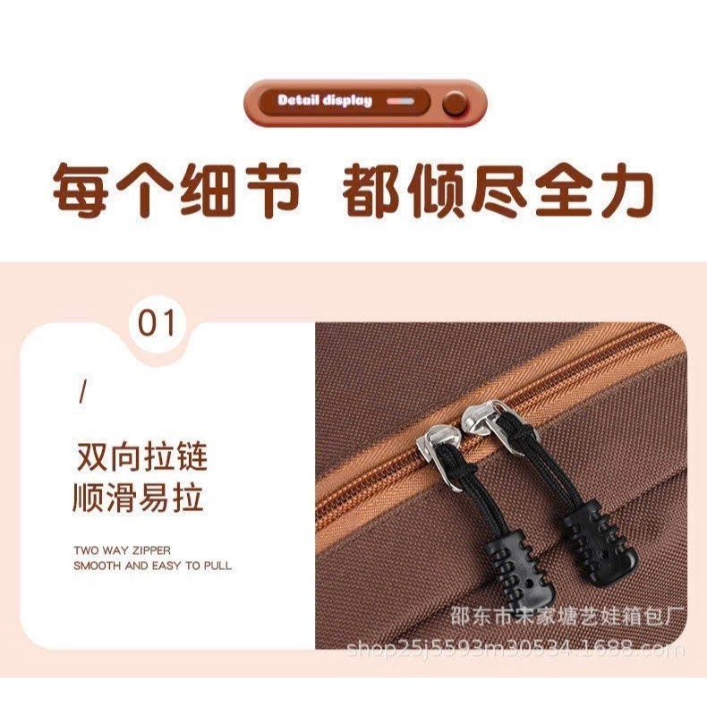 Canvas student backpack for school with free capybara hook 554 (HUY ...