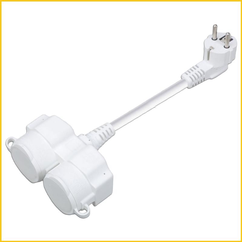 SPT Double Port Exterior Power Connectors Thick Wire Weatherproof ...