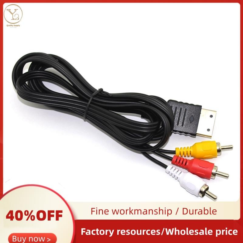 1.8M Composite DC128AV Cable AV Audio Video TV Adapter Cable for ...